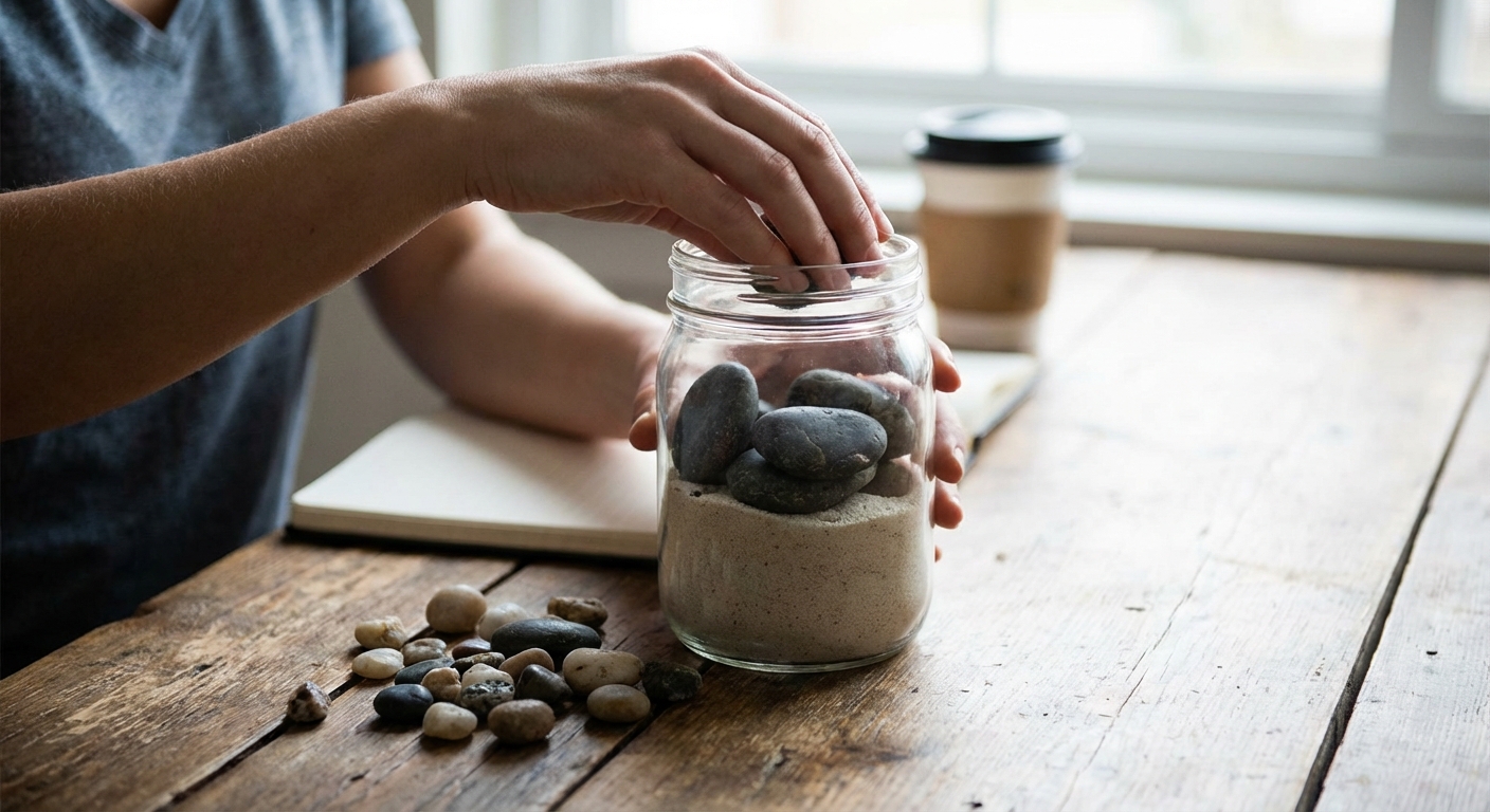 The 'Rocks Pebbles Sand' Method for Work-Life Balance